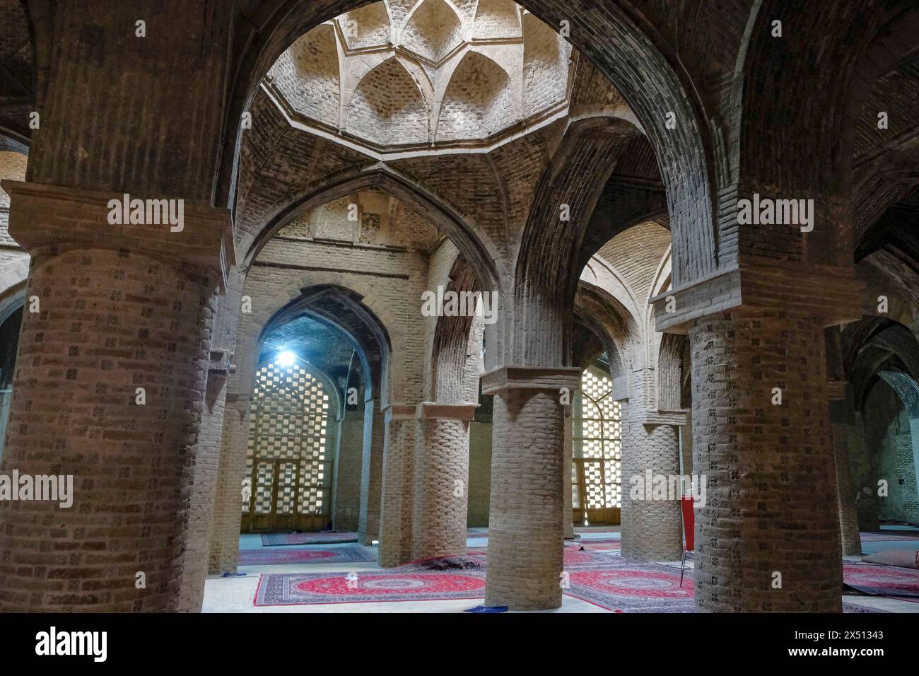 Isfahan, Iran - April 1, 2024: Jameh Mosque also known as the Atiq ...