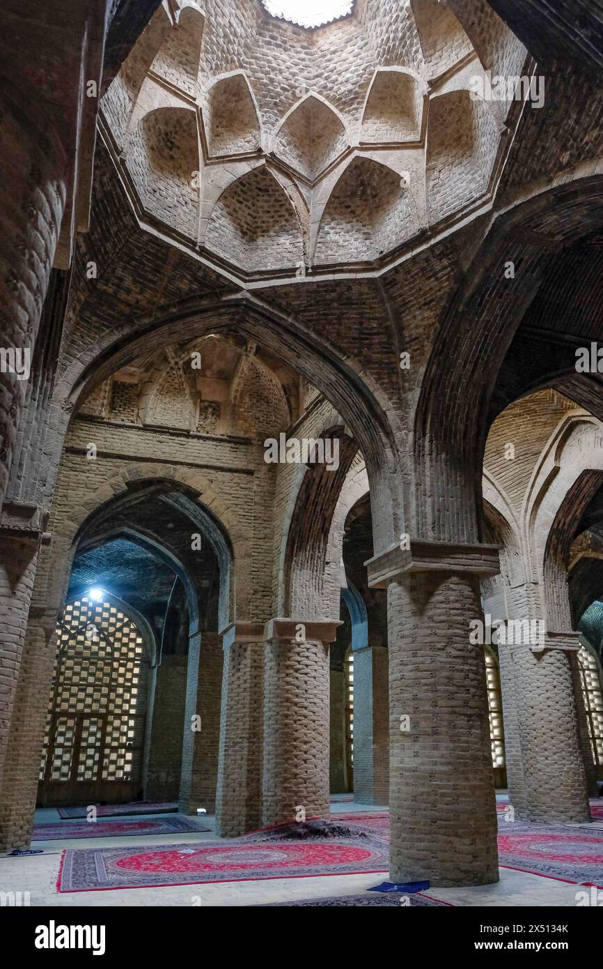 Isfahan, Iran - April 1, 2024: Jameh Mosque also known as the Atiq ...