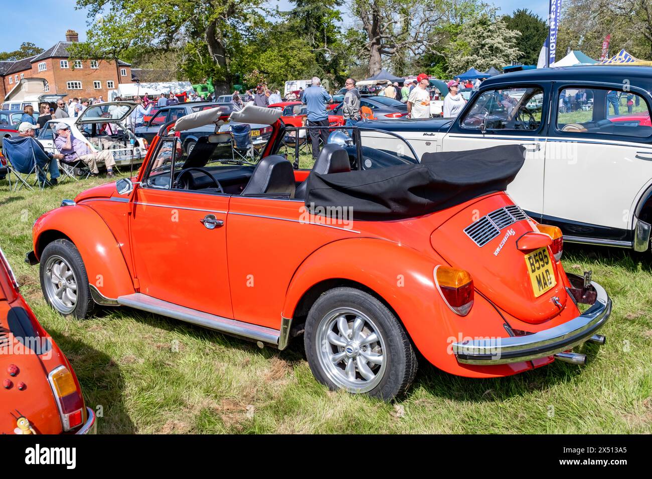 Earsham, Norfolk, UK – May 05 2024. Classic 1985 Volkswagon Beetle ...