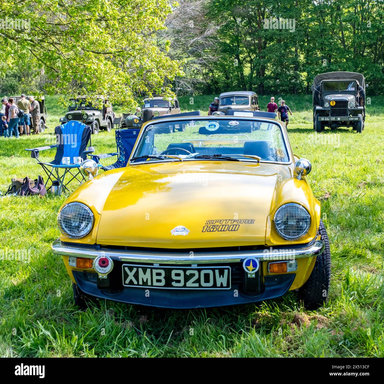 Earsham, Norfolk, UK – May 05 2024. Vintage 1981 Triumph Spitfire 2 ...
