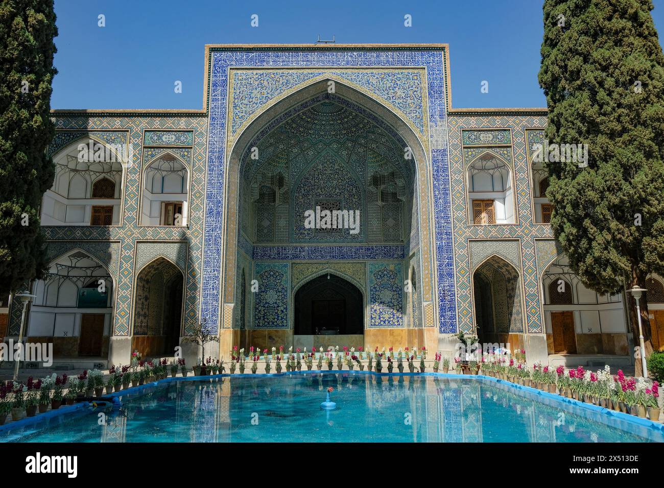 Isfahan, Iran - April 1, 2024: Madrasa Chahar Bagh, the Chahar Bagh ...