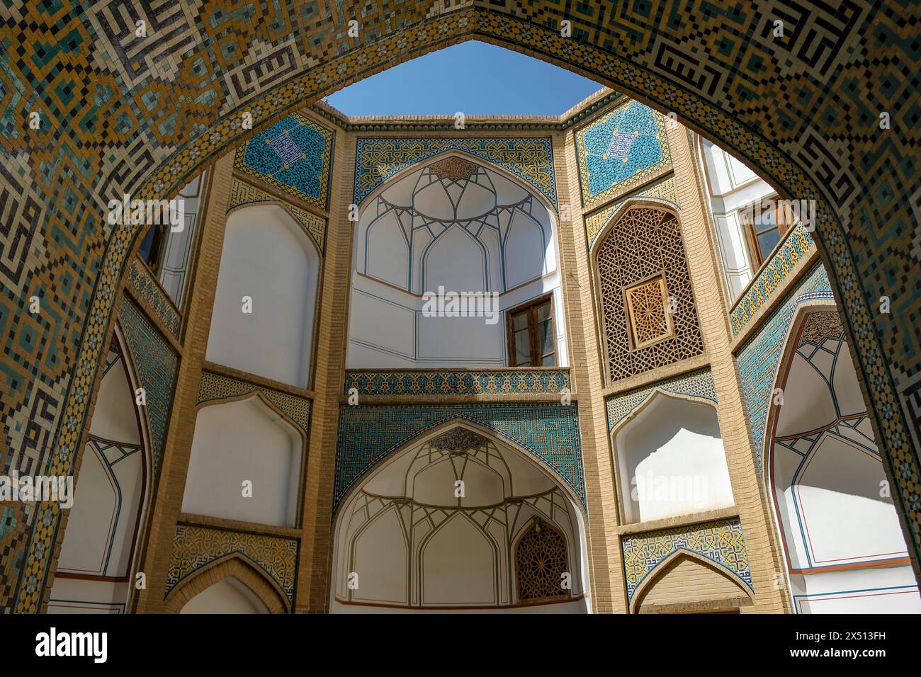 Isfahan, Iran - April 1, 2024: Madrasa Chahar Bagh, the Chahar Bagh ...