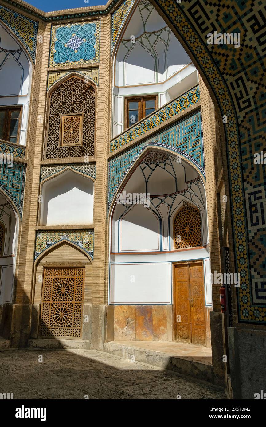 Isfahan, Iran - April 1, 2024: Madrasa Chahar Bagh, the Chahar Bagh ...