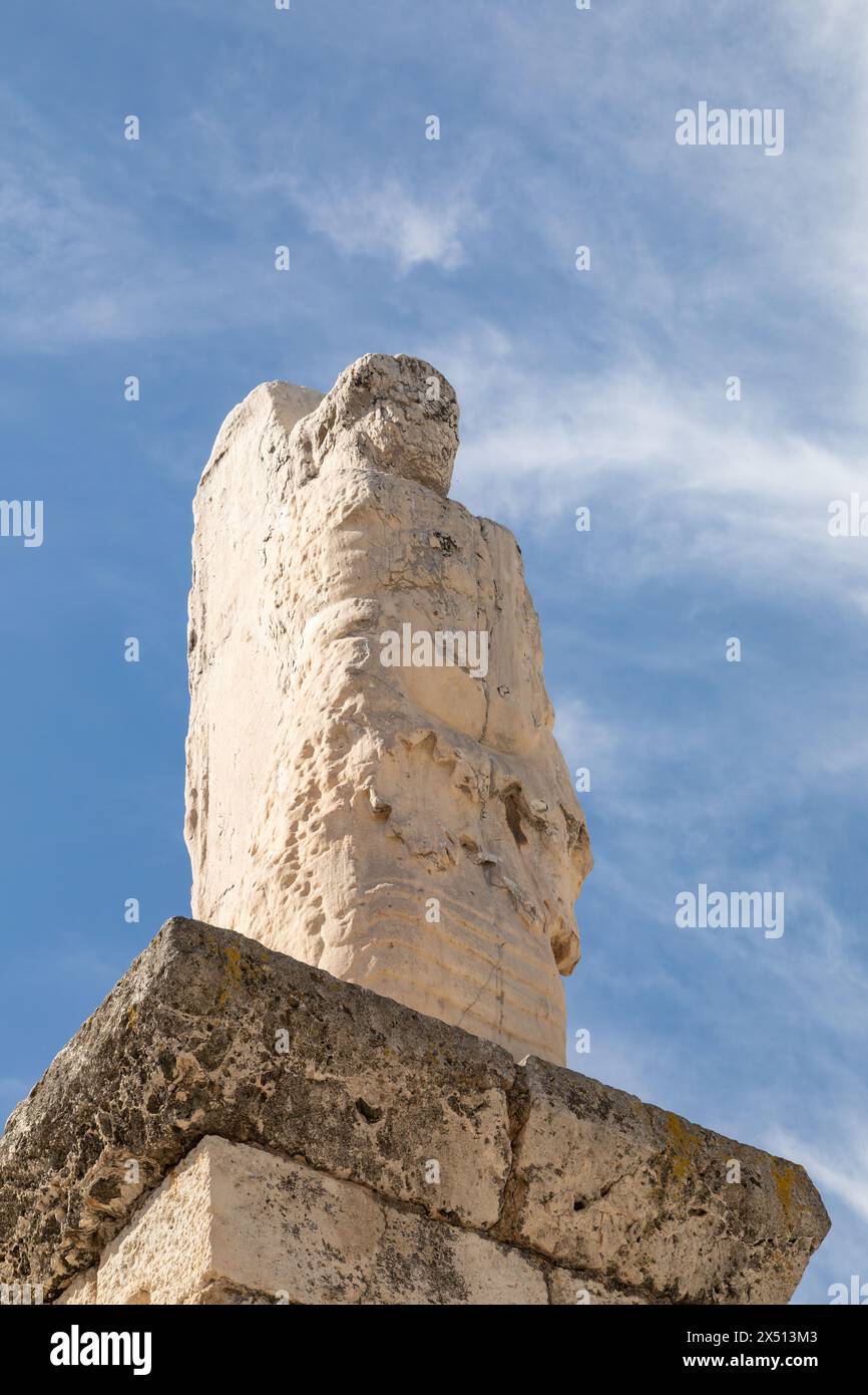 Odeon of Agrippa statues, Agora, Athens, Greece, Europe Stock Photo - Alamy