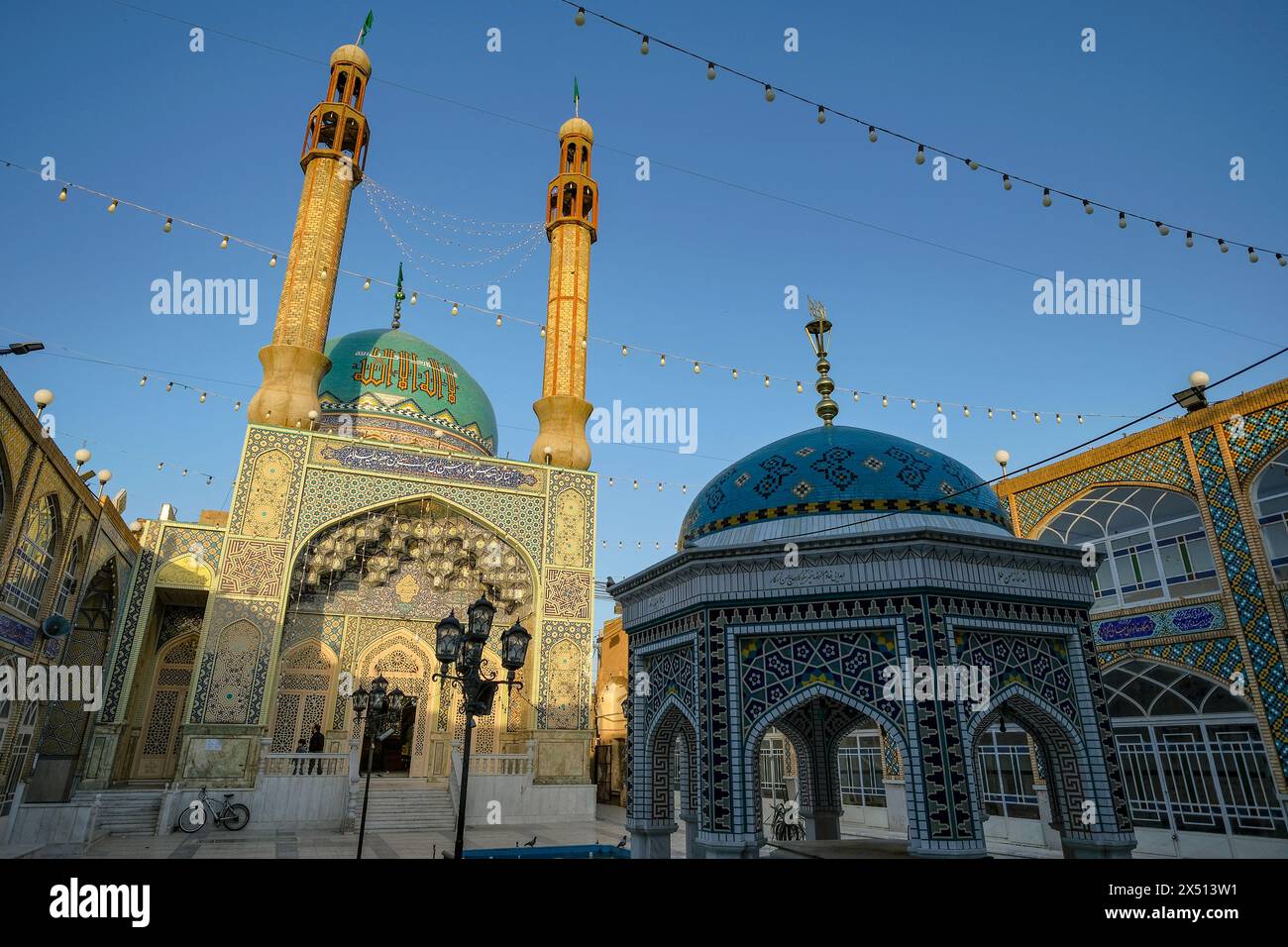 Kashan, Iran - April 3, 2024: Darb Zanjir Shrine located near the ...