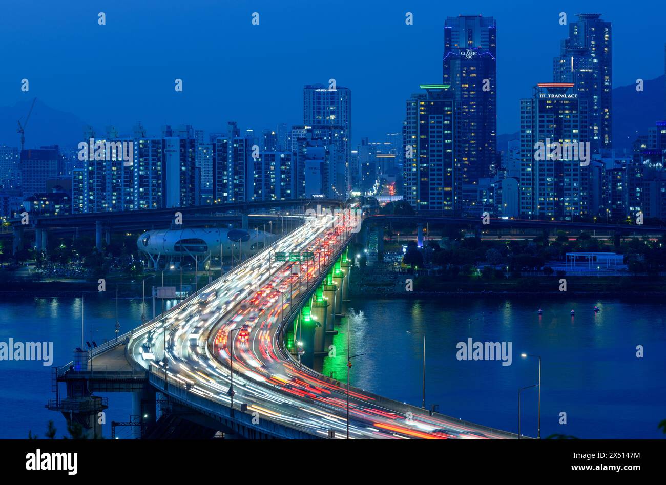 Seoul, South Korea. 03rd May, 2024. General view of vehicles passing ...