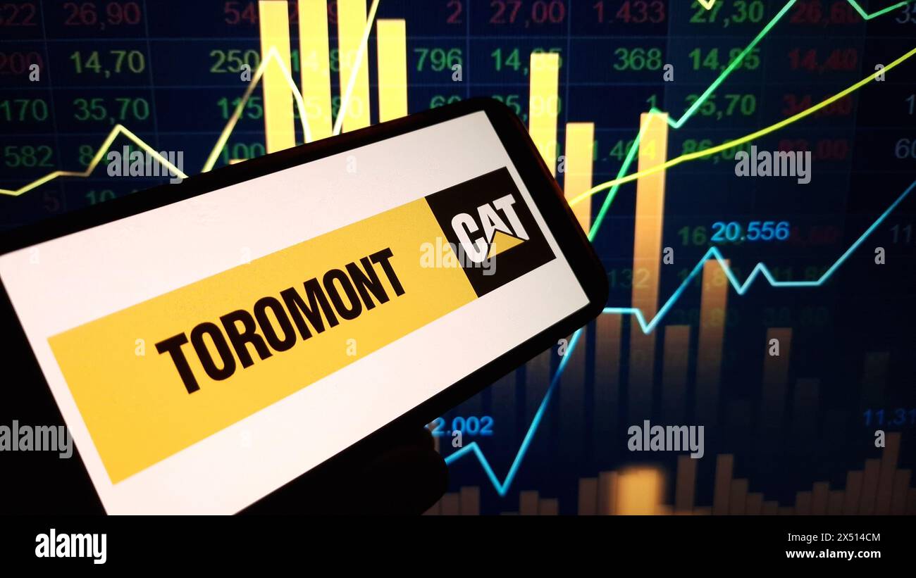 Konskie, Poland - March 17, 2024: Toromont company logo displayed on ...