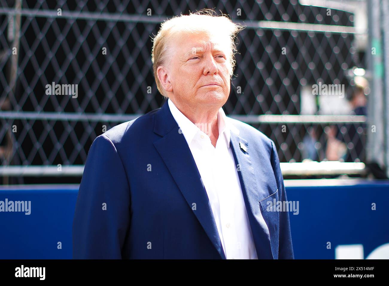 Former US President Donald Trump, F1 Grand Prix of Miami at Miami ...