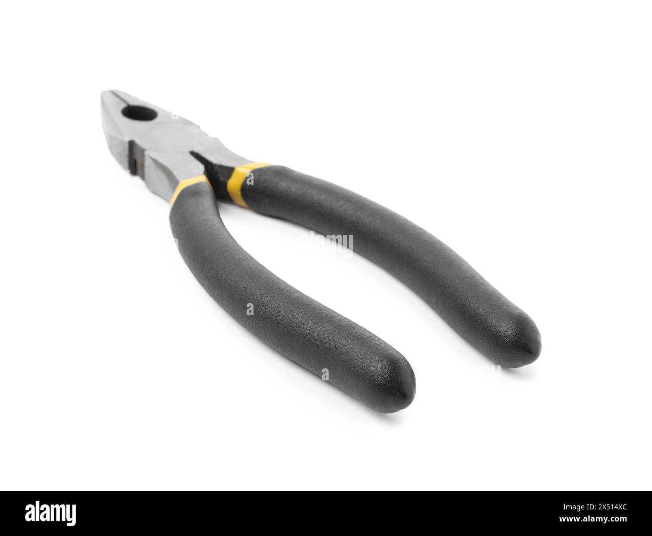 New combination pliers isolated on white. Construction tool Stock Photo ...