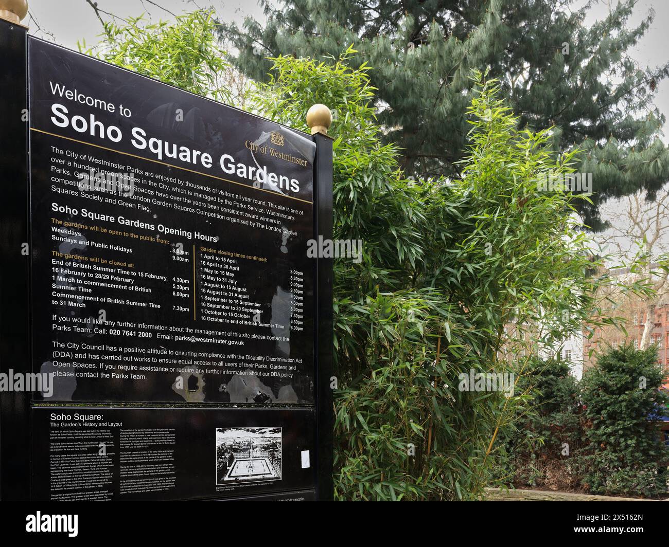 Soho Square Garden, London Stock Photo - Alamy