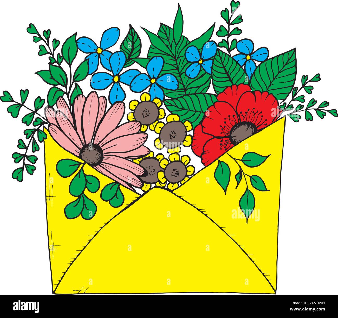 Vintage floral letter in Cut Out Stock Images & Pictures - Alamy