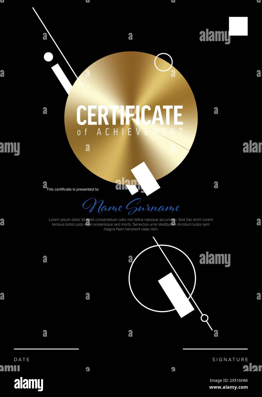 Minimalistic simple a4 diploma certificate template in japan style with ...