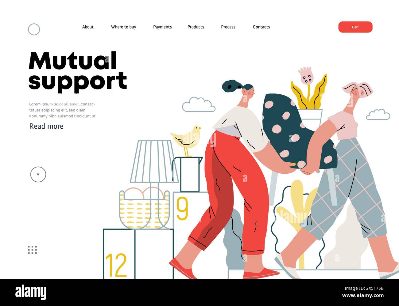 Reciprocal assistance Stock Vector Images - Alamy