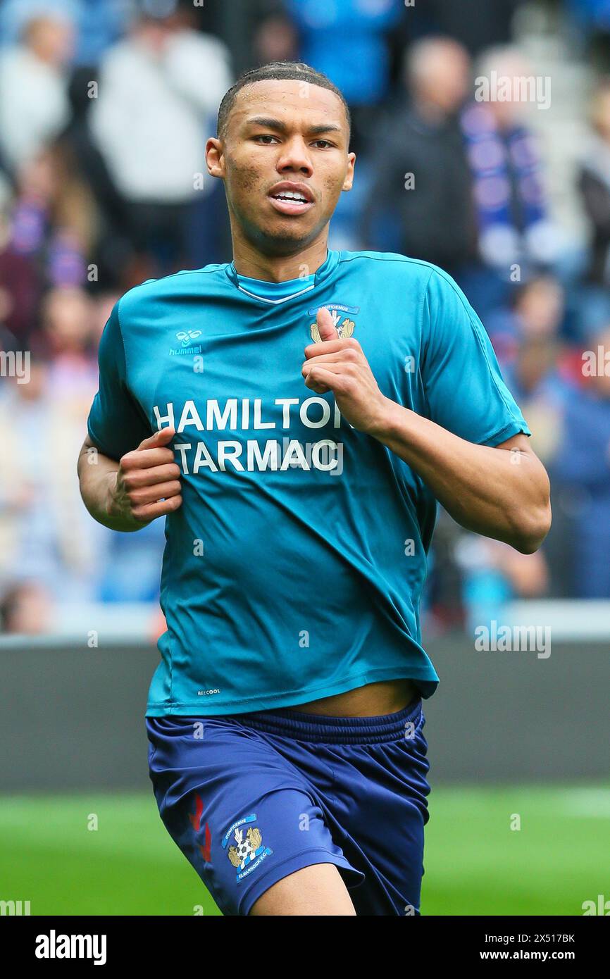 CORRIE NDABA, professional football player, playing for Kilmarnock FC ...