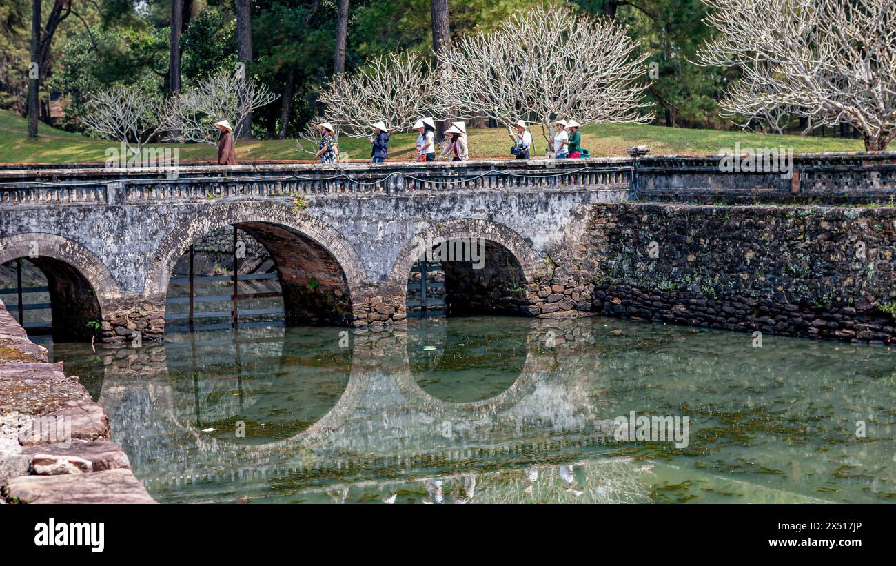 Vietnam, Hue, Stone Bridge Tu Duc Tomb Stock Photo - Alamy