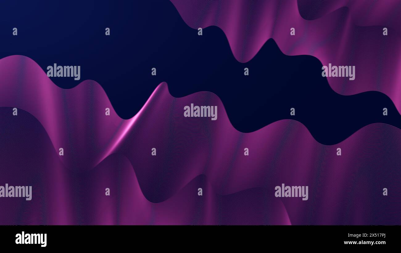 Minimalist 3D Lines Background with Sleek Design Stock Photo - Alamy