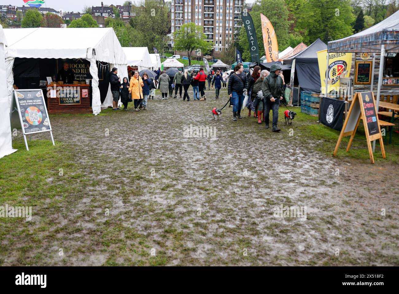 Preston Park, Brighton, City of Brighton & Hove, East Sussex, UK. After ...