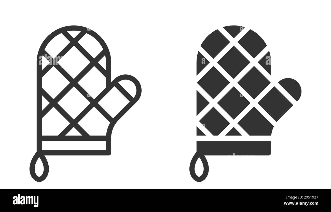 Kitchen glove icon. Vector illustration Stock Vector Image & Art - Alamy