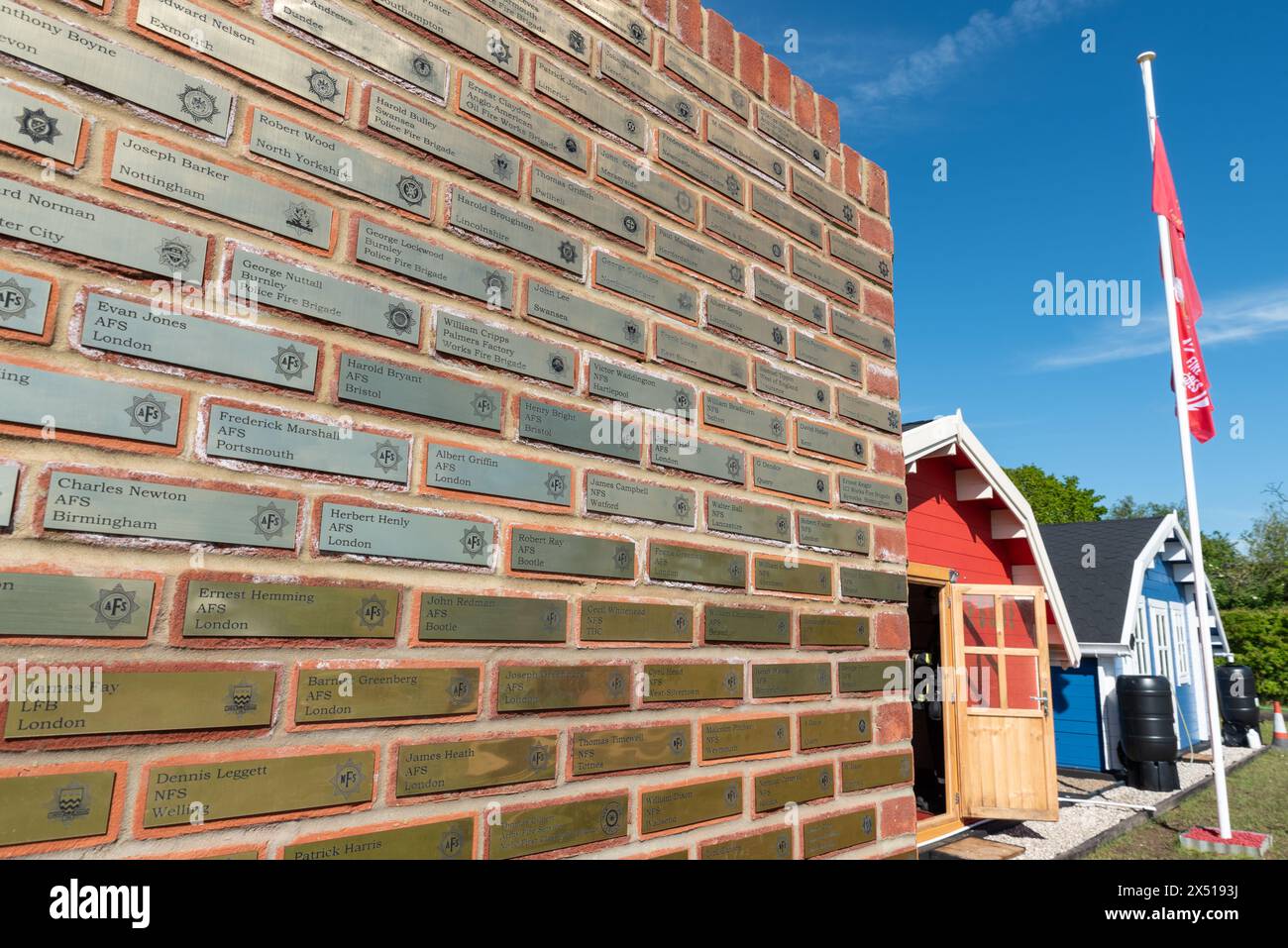 Name plaques on Memorial Wall at the unveiling and opening of the ...