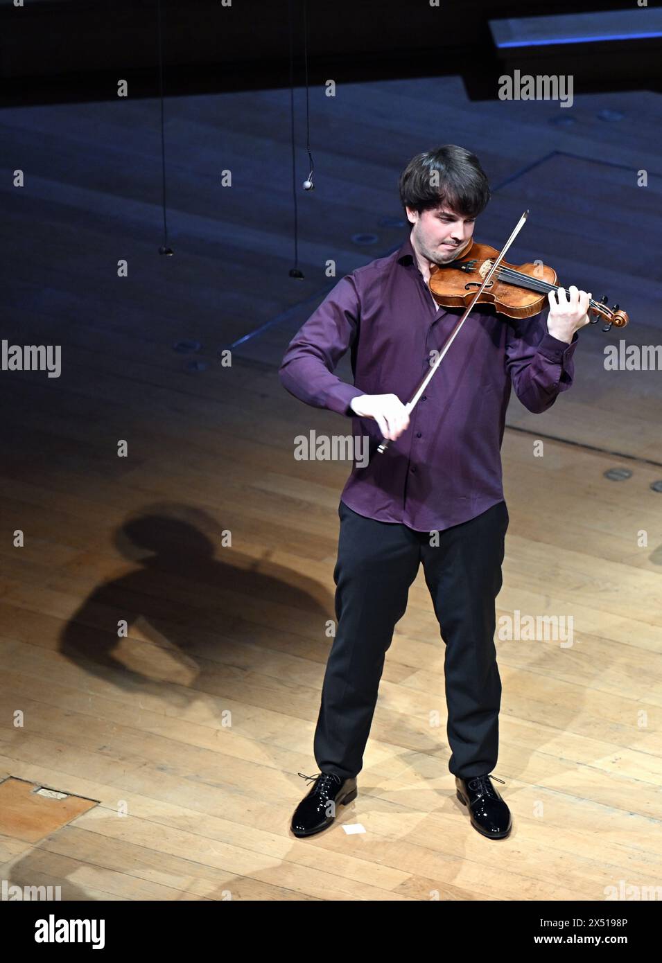 Brussels, Belgium. 06th May, 2024. Slovenian violinist Rok Zaletel ...