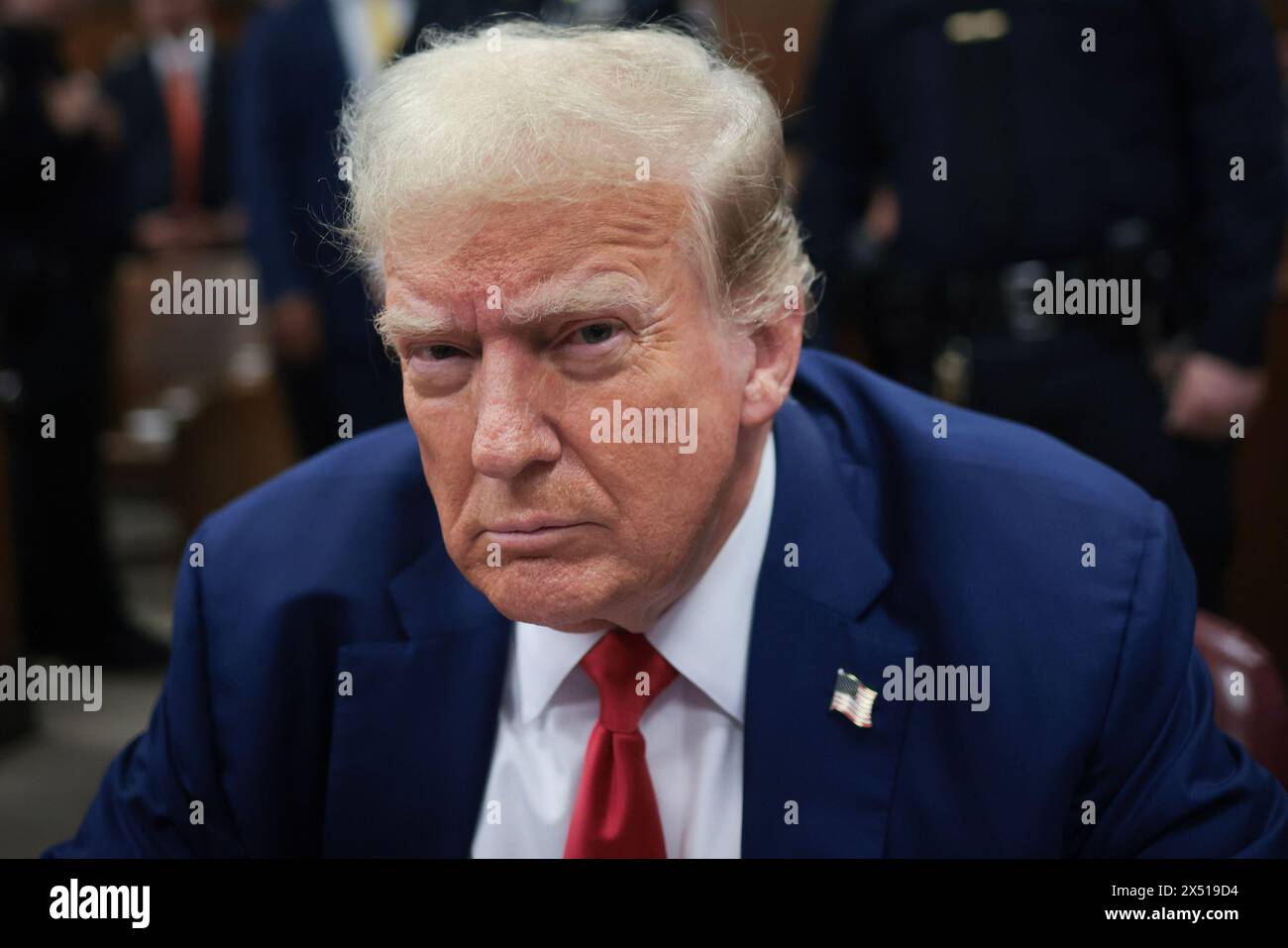 New York, United States. 06th May, 2024. Former President Donald Trump ...