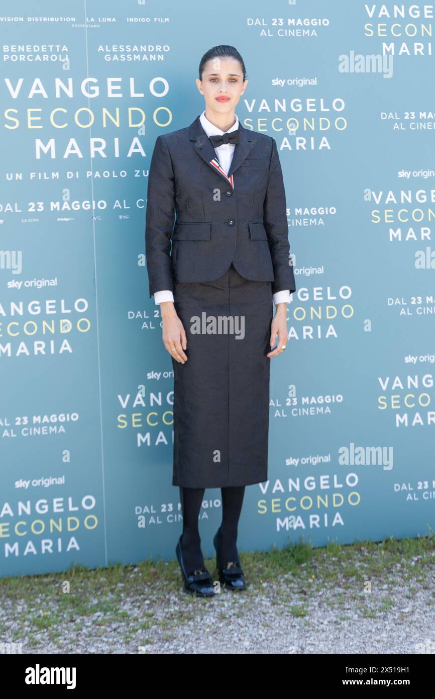 Rome, Italy. 06th May, 2024. The Italian actress Benedetta Porcaroli ...