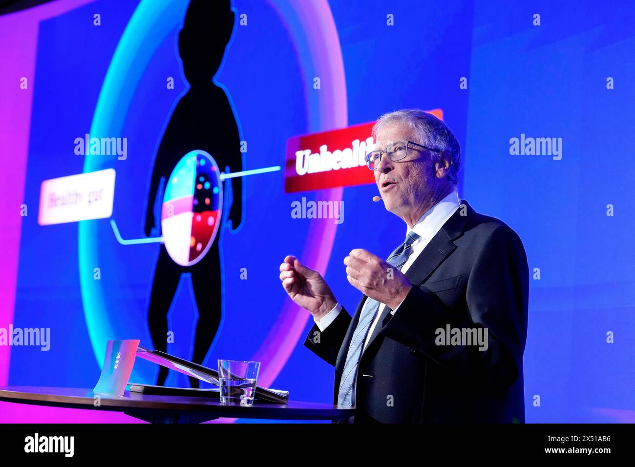 Elsinore, Denmark. 06th May, 2024. Bill Gates at the Novo Nordisk ...