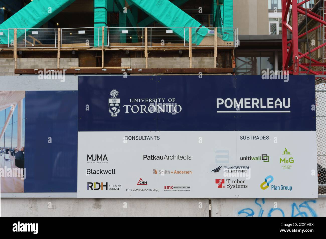 Canadian construction sign hi-res stock photography and images - Alamy