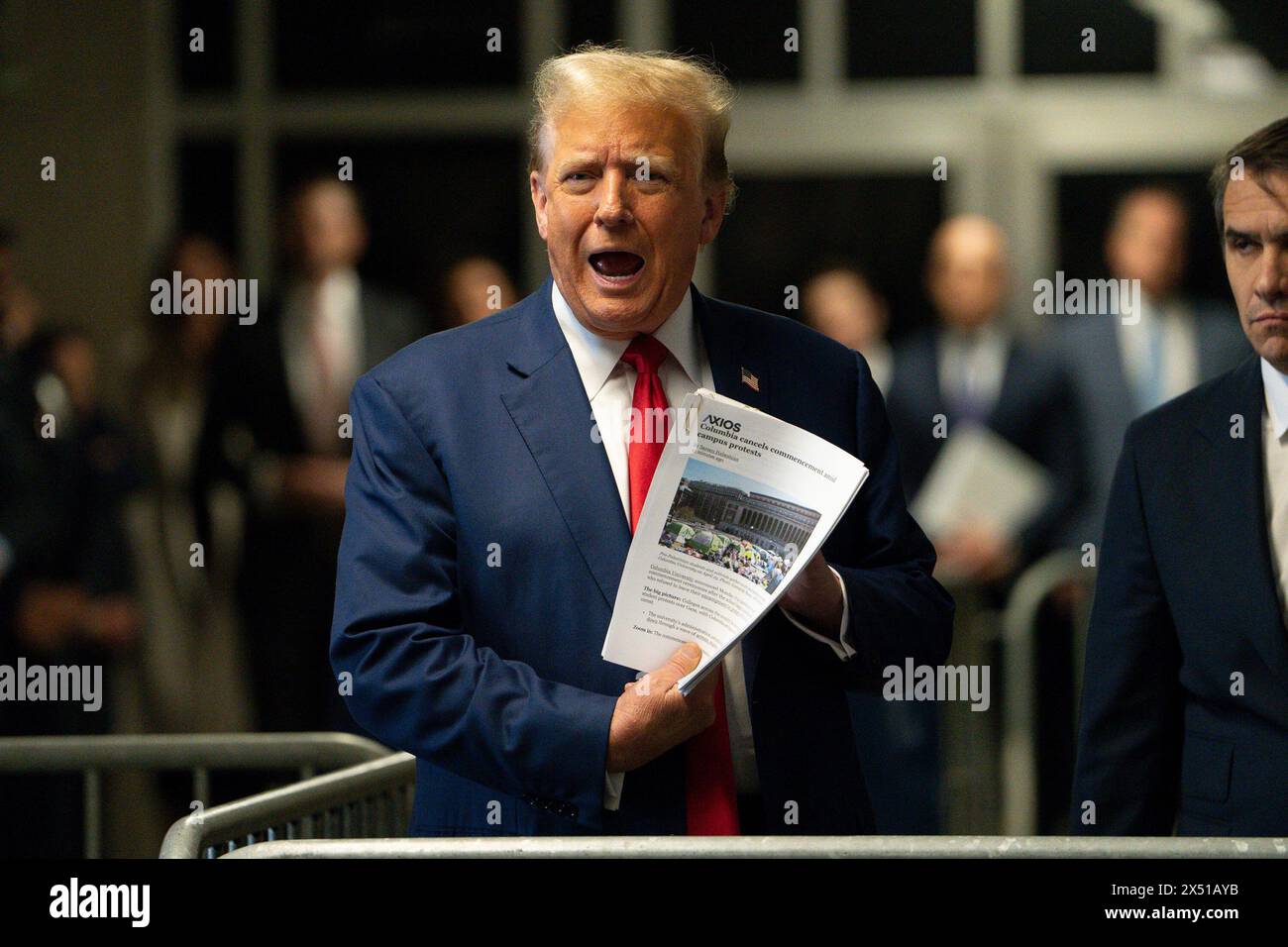 New York, United States. 06th May, 2024. Former President Donald Trump ...