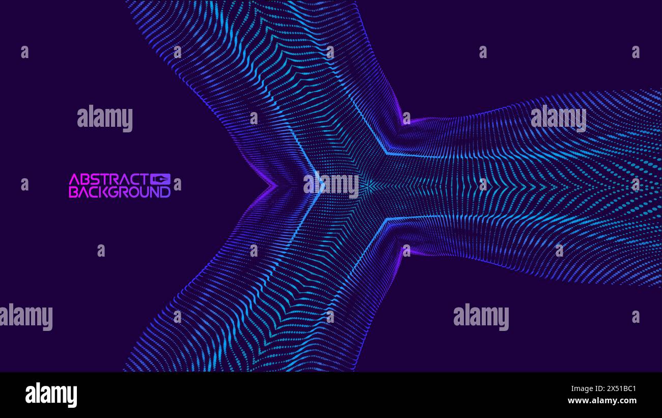 Dynamic blue abstract wave background Stock Vector Image & Art - Alamy