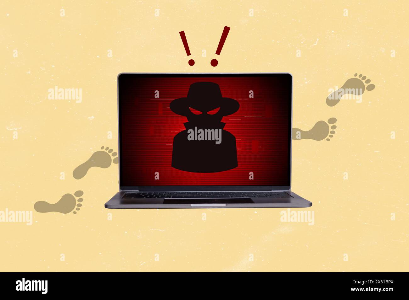 Composite photo collage of bad spy human macbook device wallpaper ...