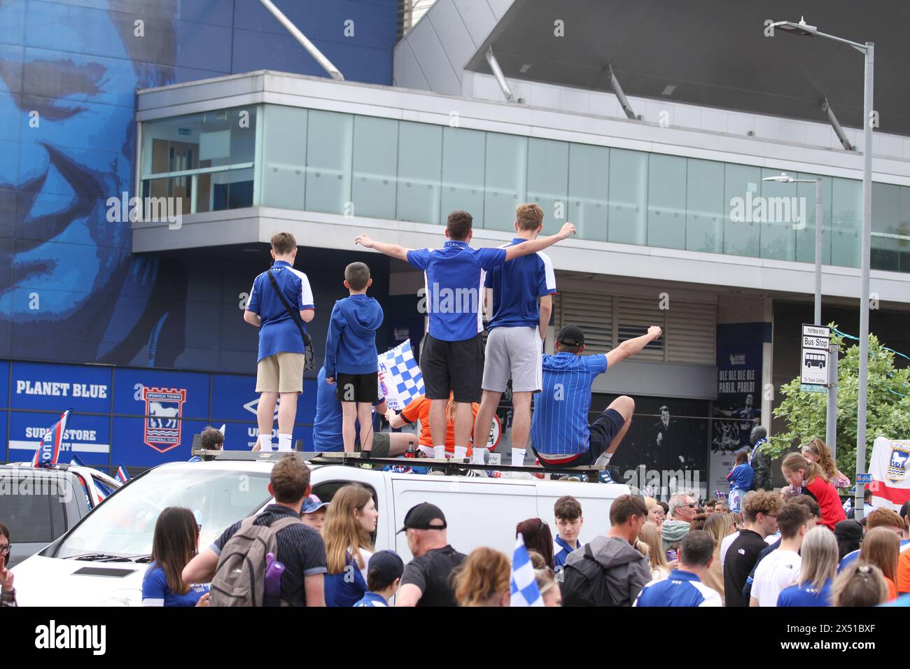 Ipswich football club fans hi-res stock photography and images - Alamy