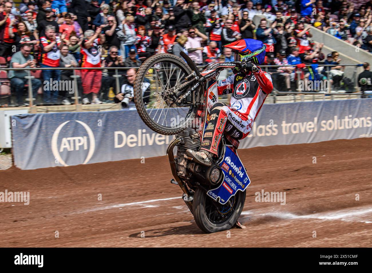 National Speedway Stadium, Manchester on Monday 6th May 2024. Belle Vue ...