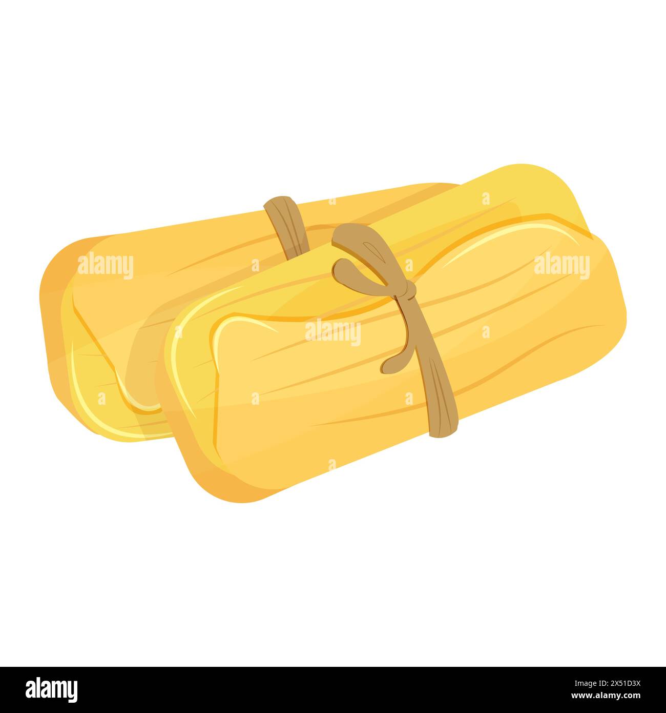 Traditional Mexican food tamale isolated on white background stock ...