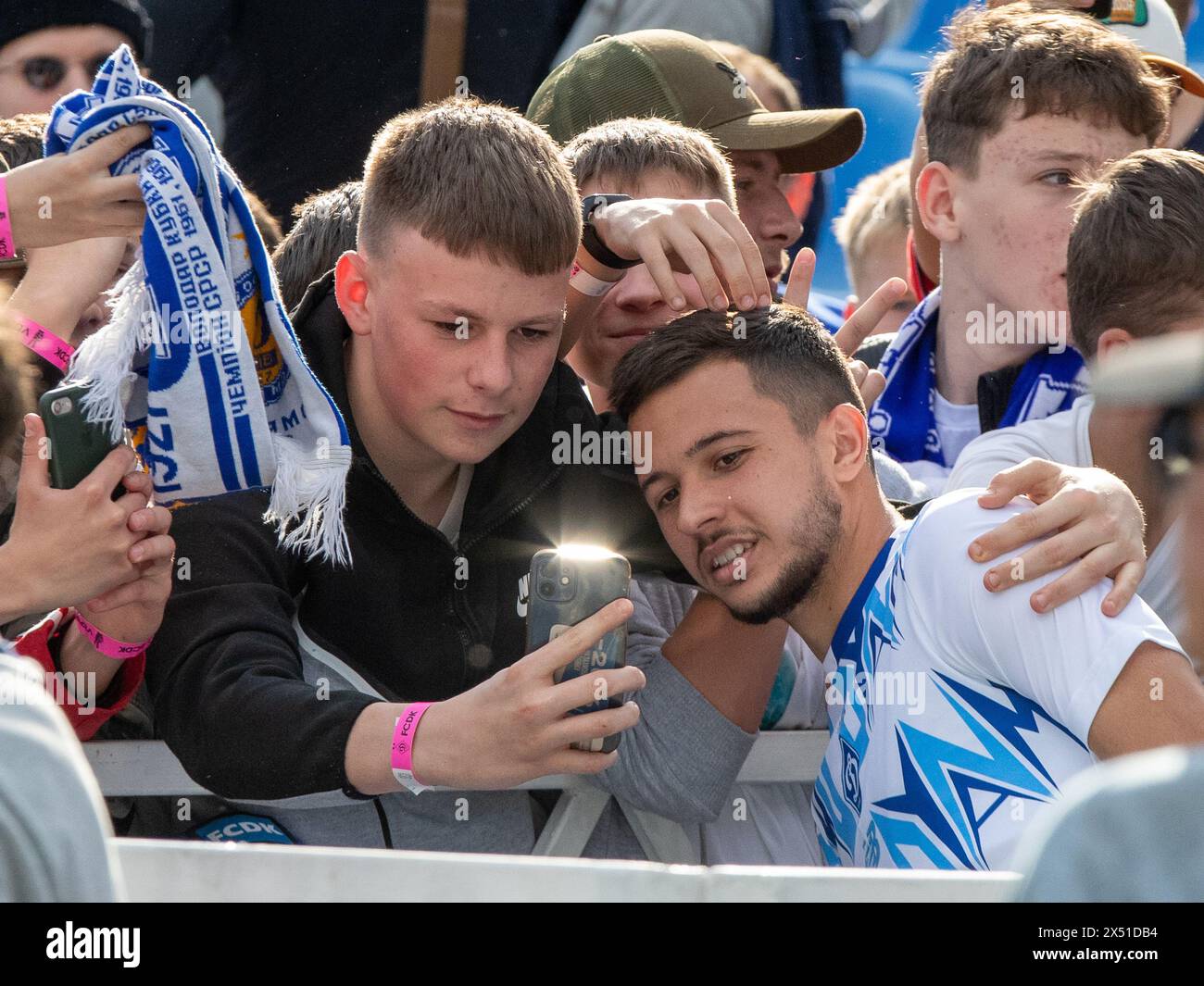Non Exclusive: KYIV, UKRAINE - MAY 5, 2024 - Midfielder Nazar Voloshyn ...