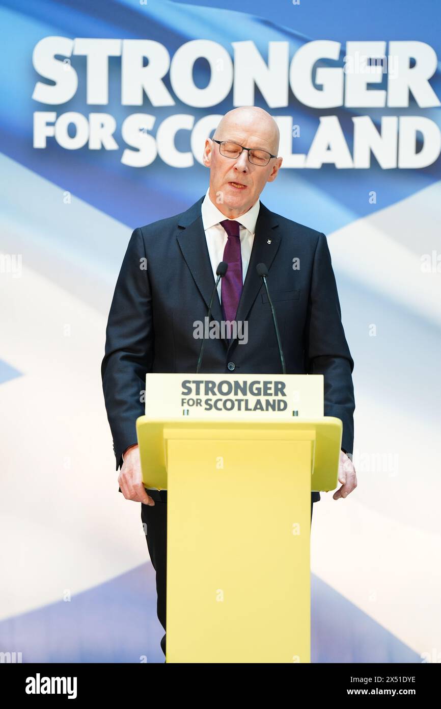 Newly elected leader of the Scottish National Party (SNP) John Swinney ...