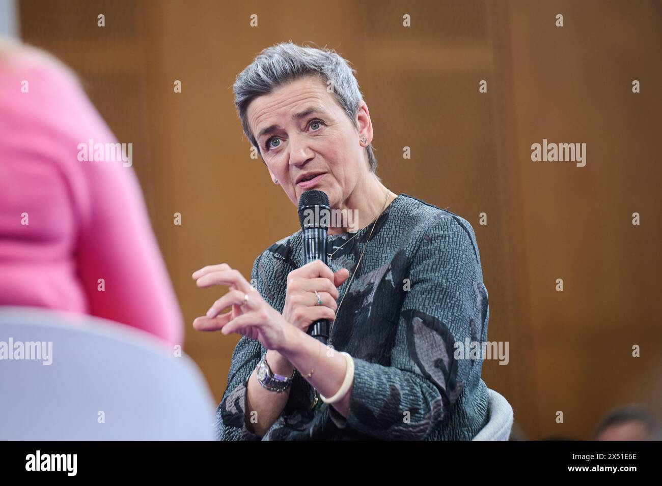 Berlin, Germany. 06th May, 2024. Margrethe Vestager, Commissioner for ...