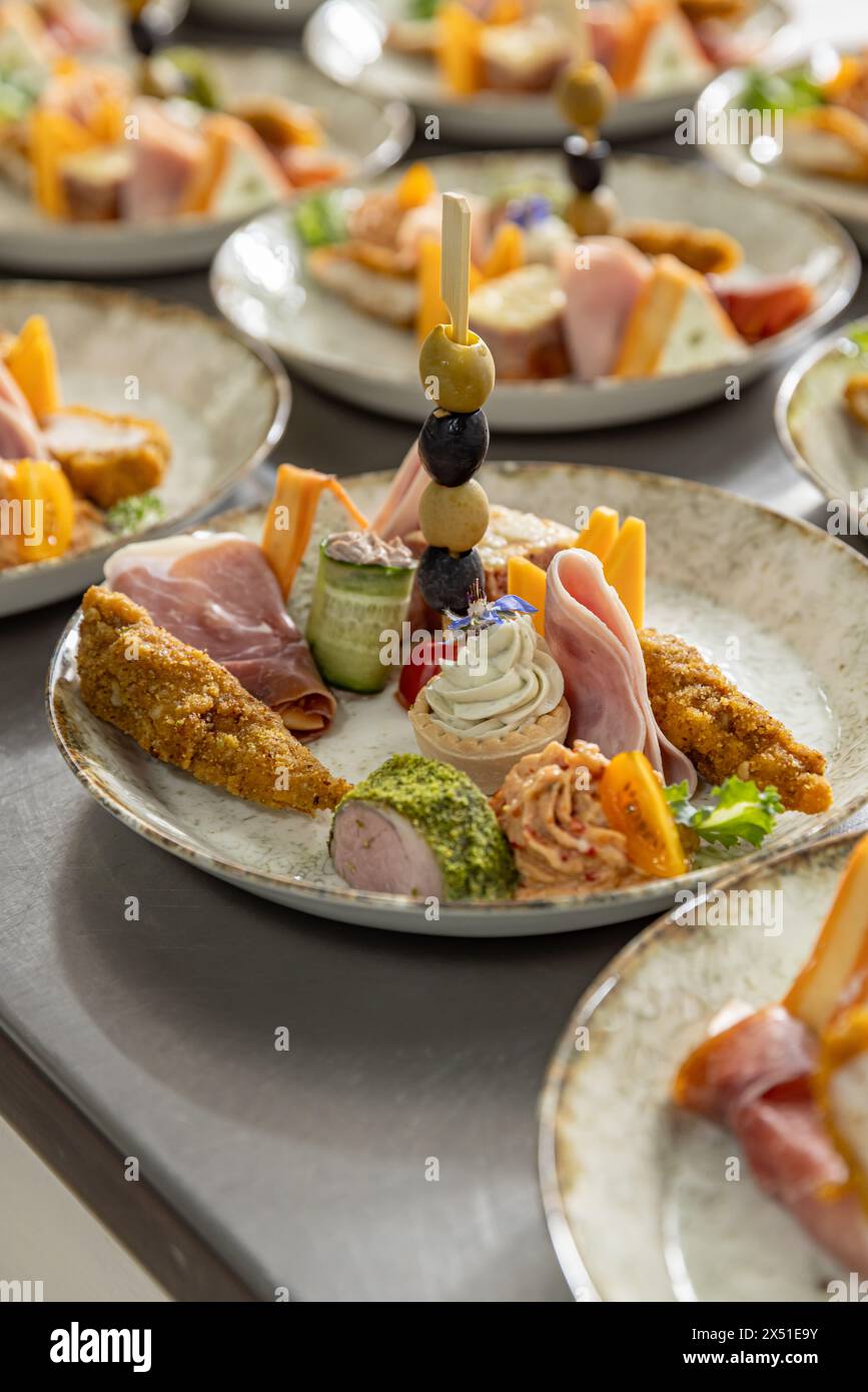 Food elegant appetizers prosciutto hi-res stock photography and images ...