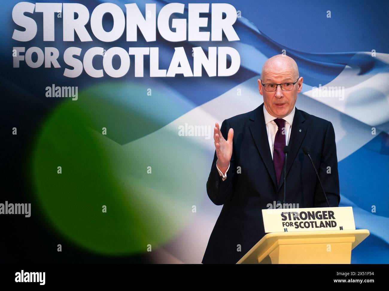 Newly elected leader of the Scottish National Party (SNP) John Swinney ...