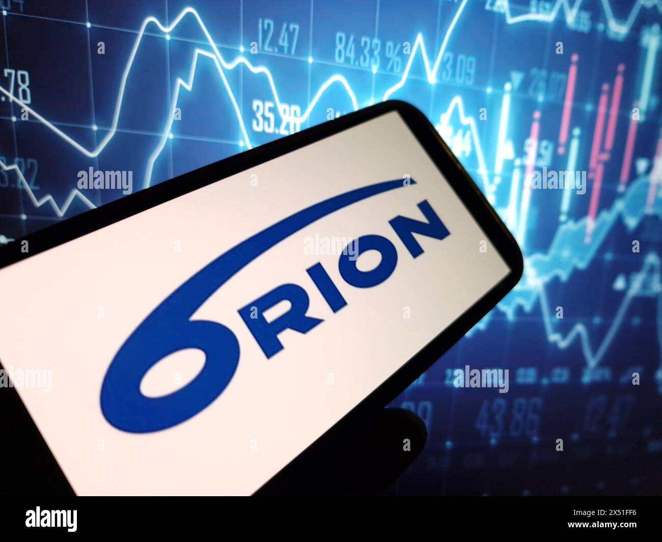 Orion corporation logo hi-res stock photography and images - Alamy