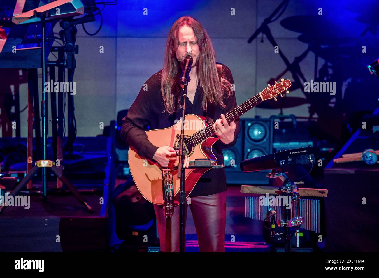 Roma Convention Center "La Nuvola", Rome, Italy, May 05, 2024, Jon Davison play the guitar and ...
