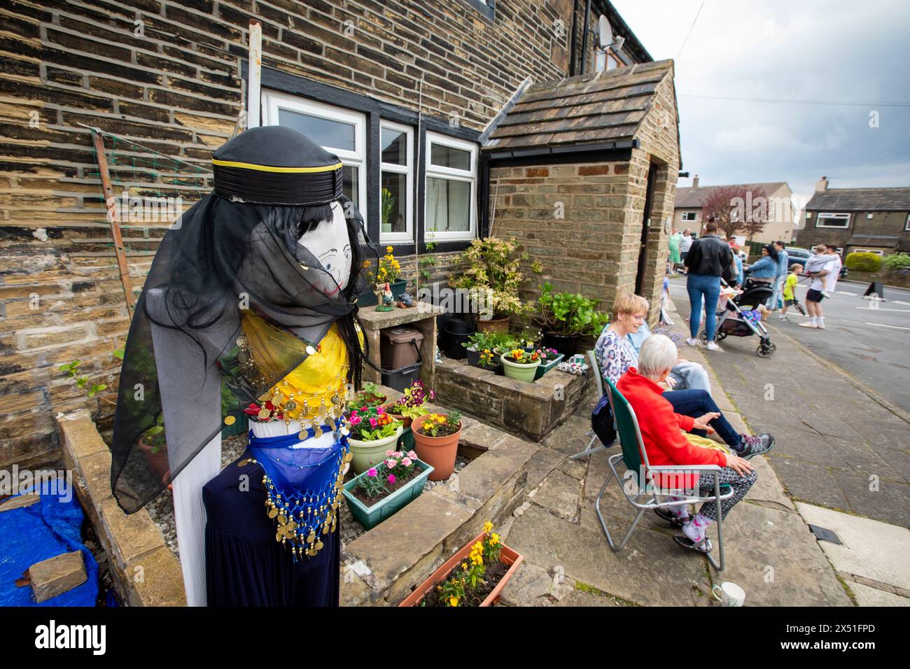 Northowram,West Yorkshire. 6th May2024 The annual Northowram Scarecrow ...