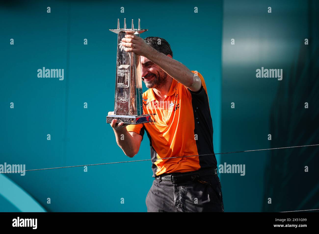 STELLA Andrea (ita), Team Principal of McLaren F1 Team, portrait podium ...