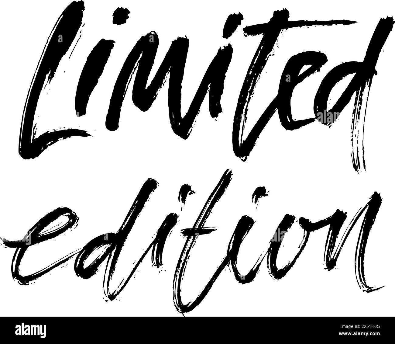 Limited edition vector vectors Black and White Stock Photos & Images ...