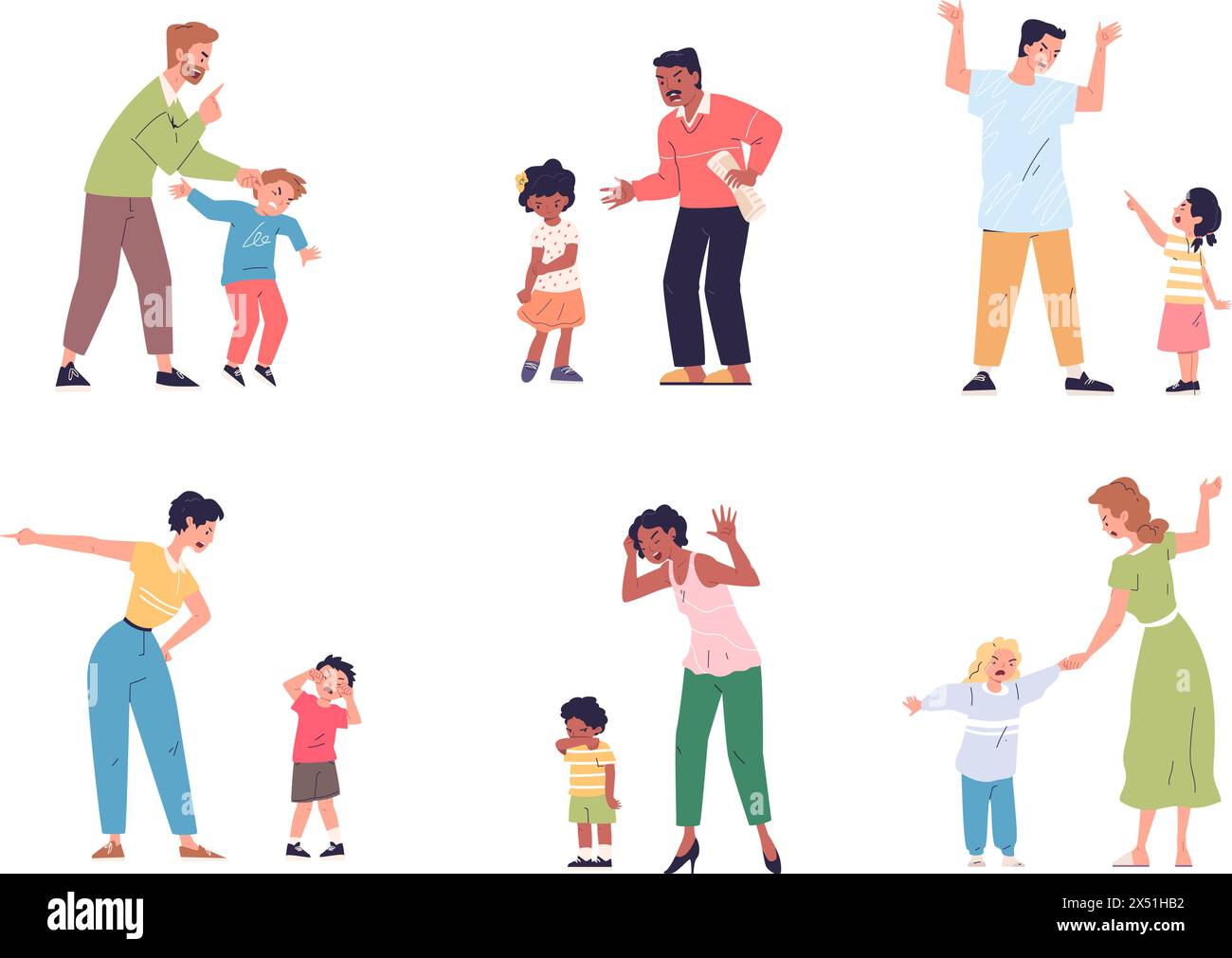 Child discipline school Stock Vector Images - Alamy