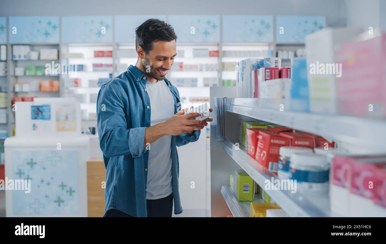 Handsome hispanic male pharmacist hi-res stock photography and images ...