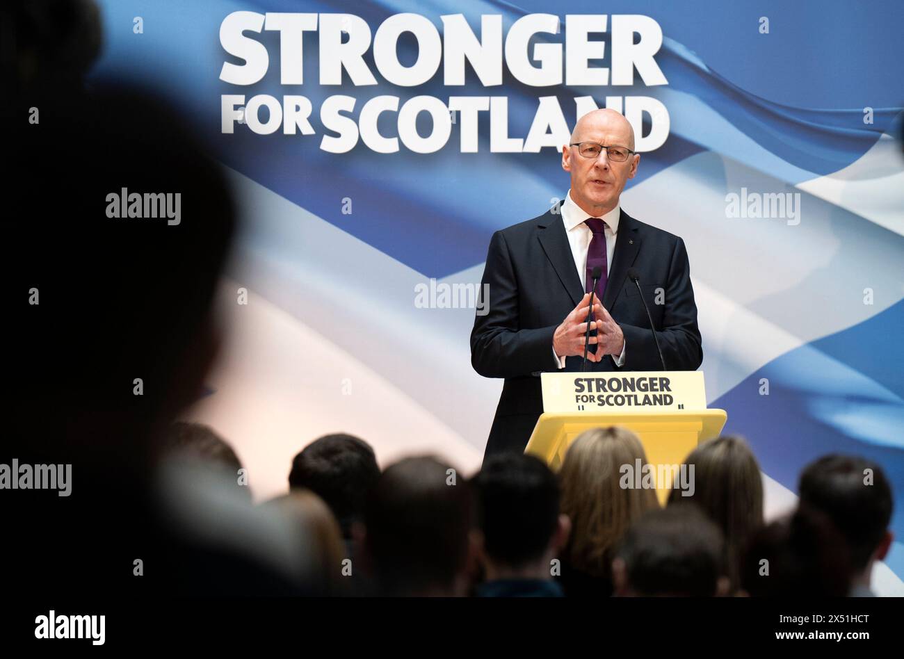 Newly elected leader of the Scottish National Party (SNP) John Swinney ...