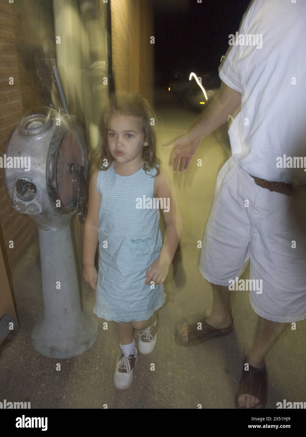 Divorced father with non-custodial daughter Stock Photo - Alamy