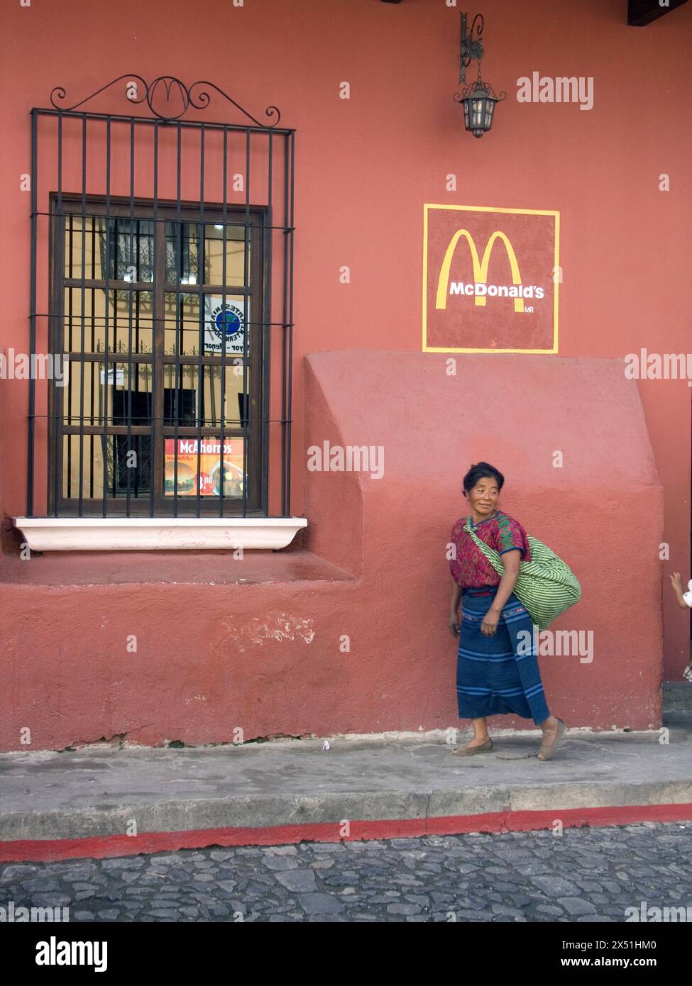 January, 2005 logos of global symbols contrast with local culture in ...