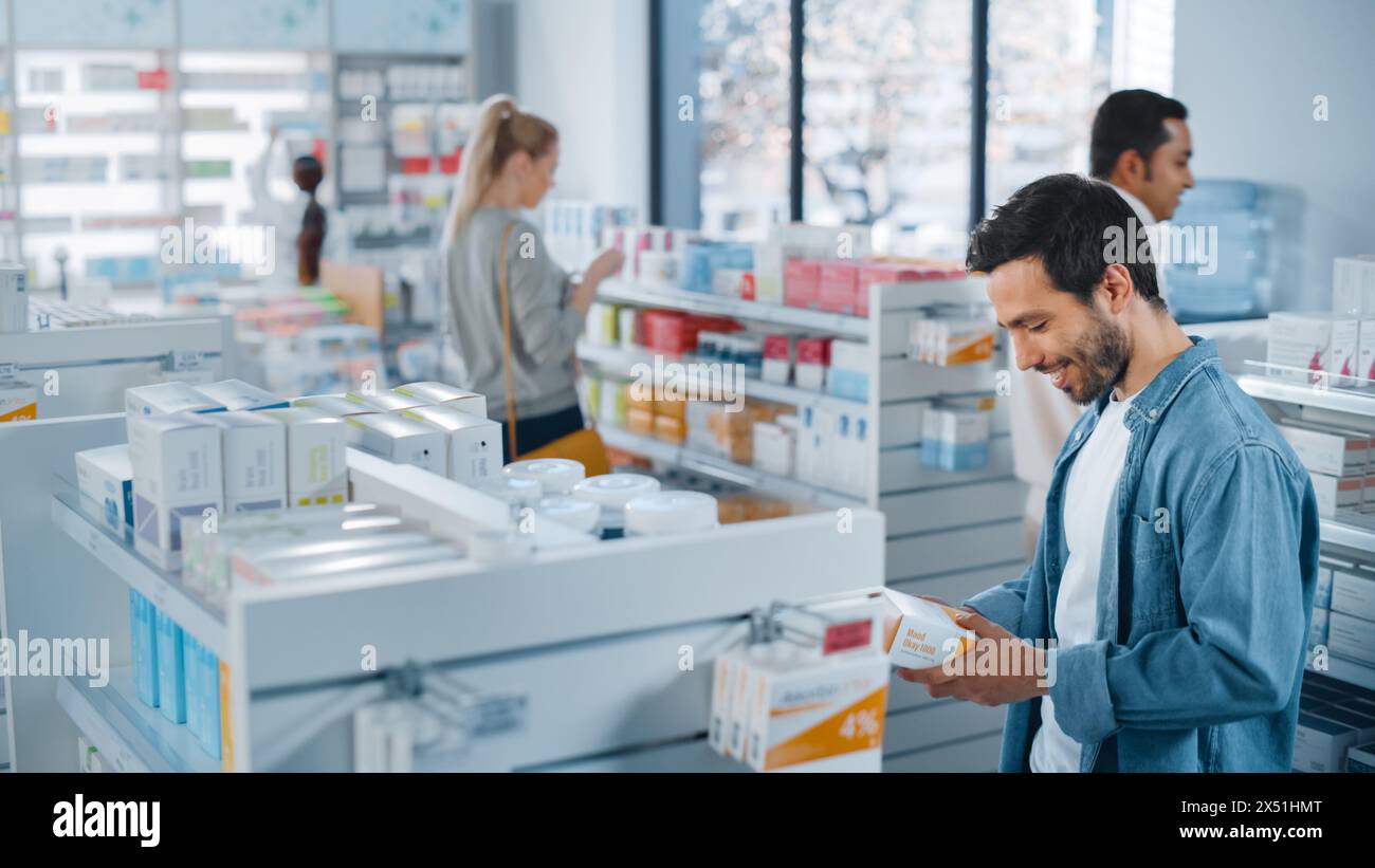 Big Moder Pharmacy Drugstore: Diverse Group of Multi-Ethnic Customers ...